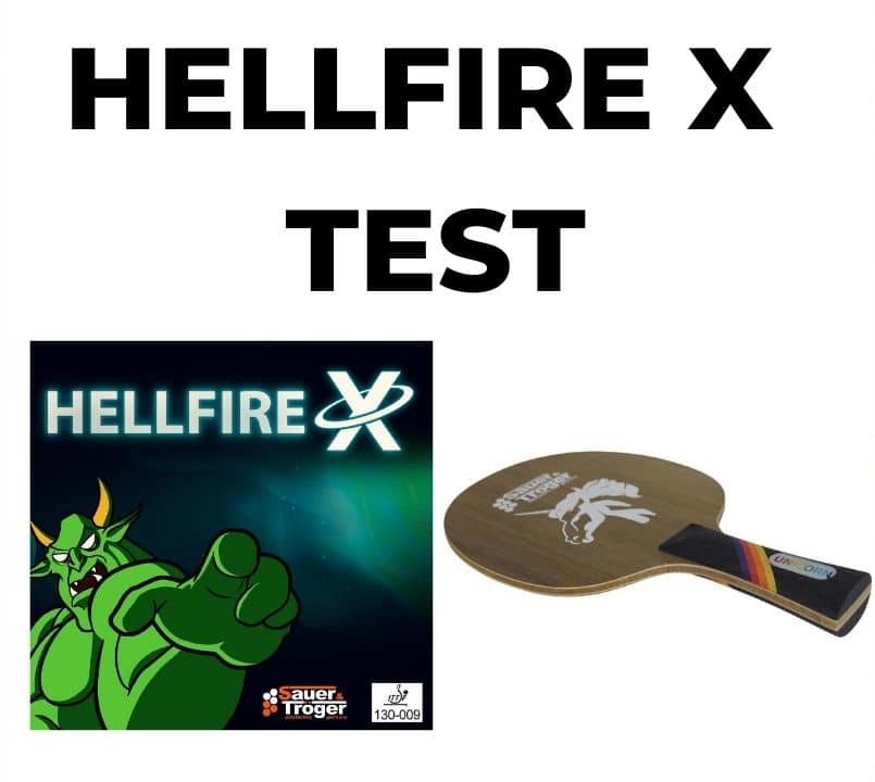 HELLFIRE X - Table Tennis Long Pimples | Test Video | Sauer & Tröger ...